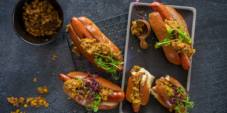 Eskort - Footlong Cheese Russian Roll with Sweet Corn Chutney - Eskort