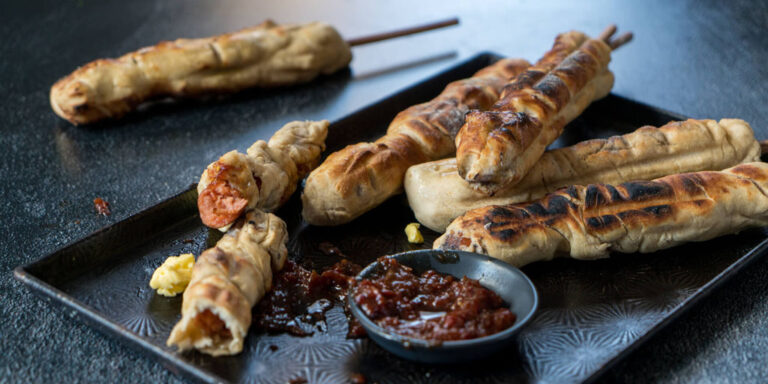 Eskort - BBQ Rasher Braai Toastie Kebabs with Tomato Jam - Eskort