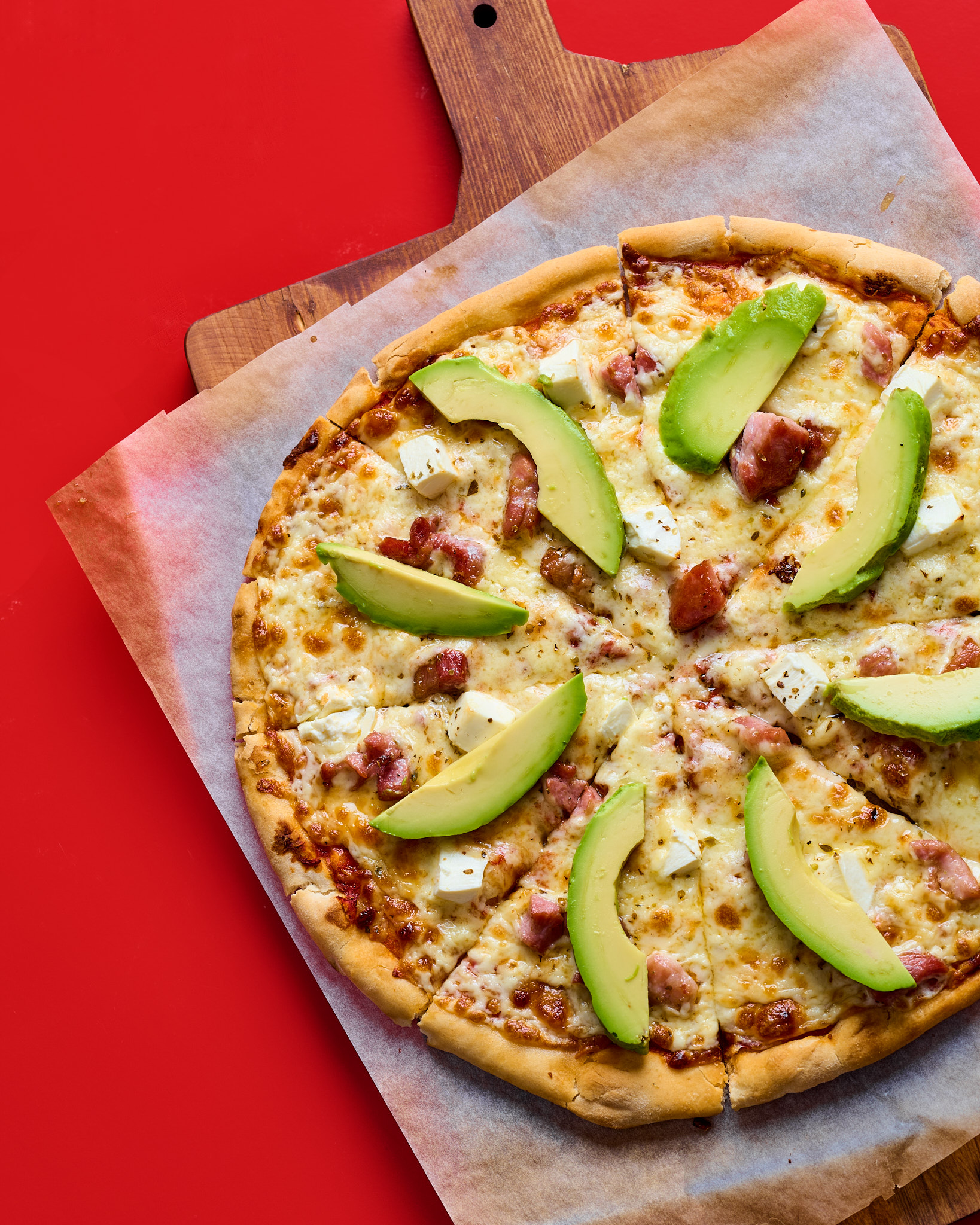 Eskort - Bacon, Avo, and Feta Pizzas - Eskort
